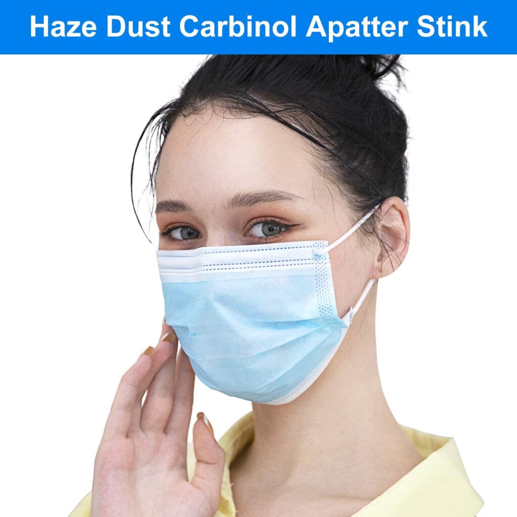 Disposable Face Masks 50 Packs(Blue)